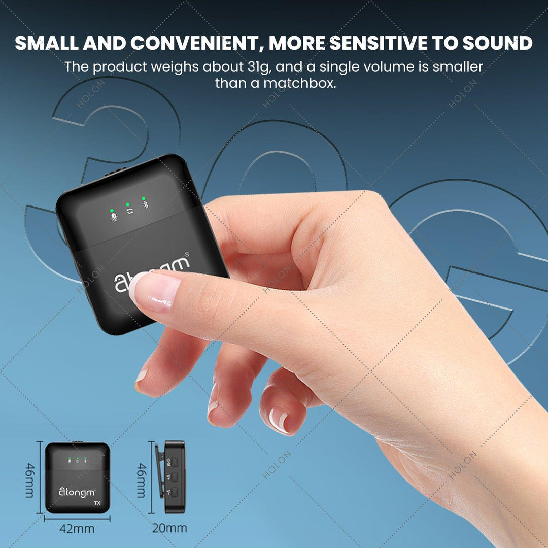 atongm Air Microphone Pro High Performance 2.4 Ghz Digital Wireless Sy